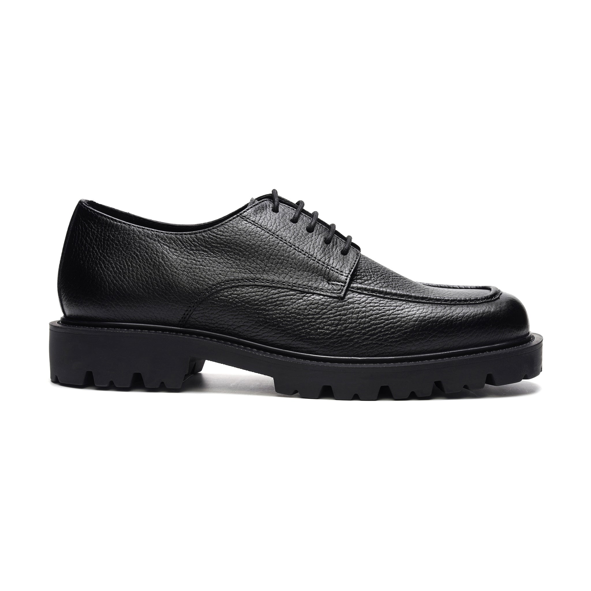 Morgan Lace-up Derby // Black – A. VEER